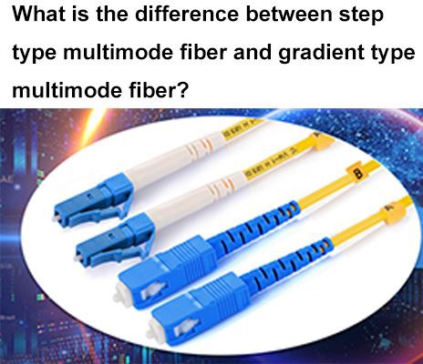 What is the difference between step type multimode fiber and gradient ...